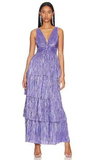 Sabina Musayev Delphina Dress In Purple In Dark Lavender - 30% Off